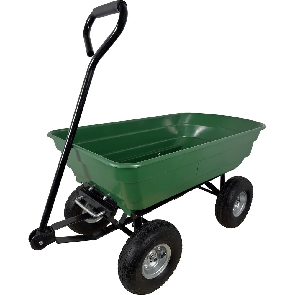 Тележка четырехколесная RAD ТК 300 (зеленая), Допустимая нагрузка составляет