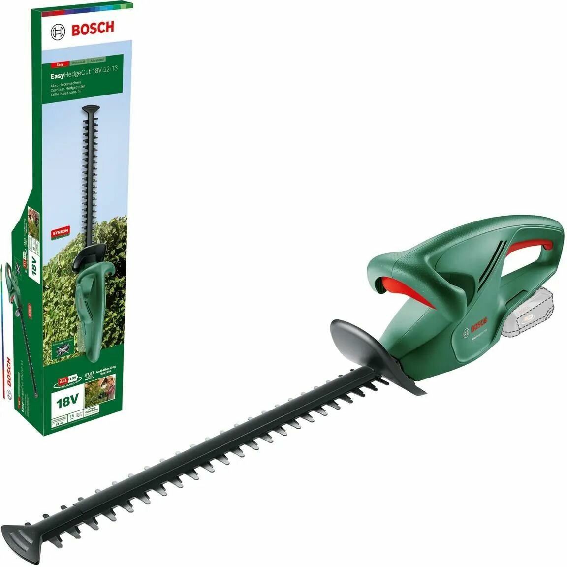 Аккумуляторный кусторез Bosch EasyHedgeCut 18-52-13 (0600849M00), без АКБ и ЗУ