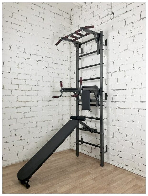 Усиленная шведская стенка Светофор S-1, цвет чёрный