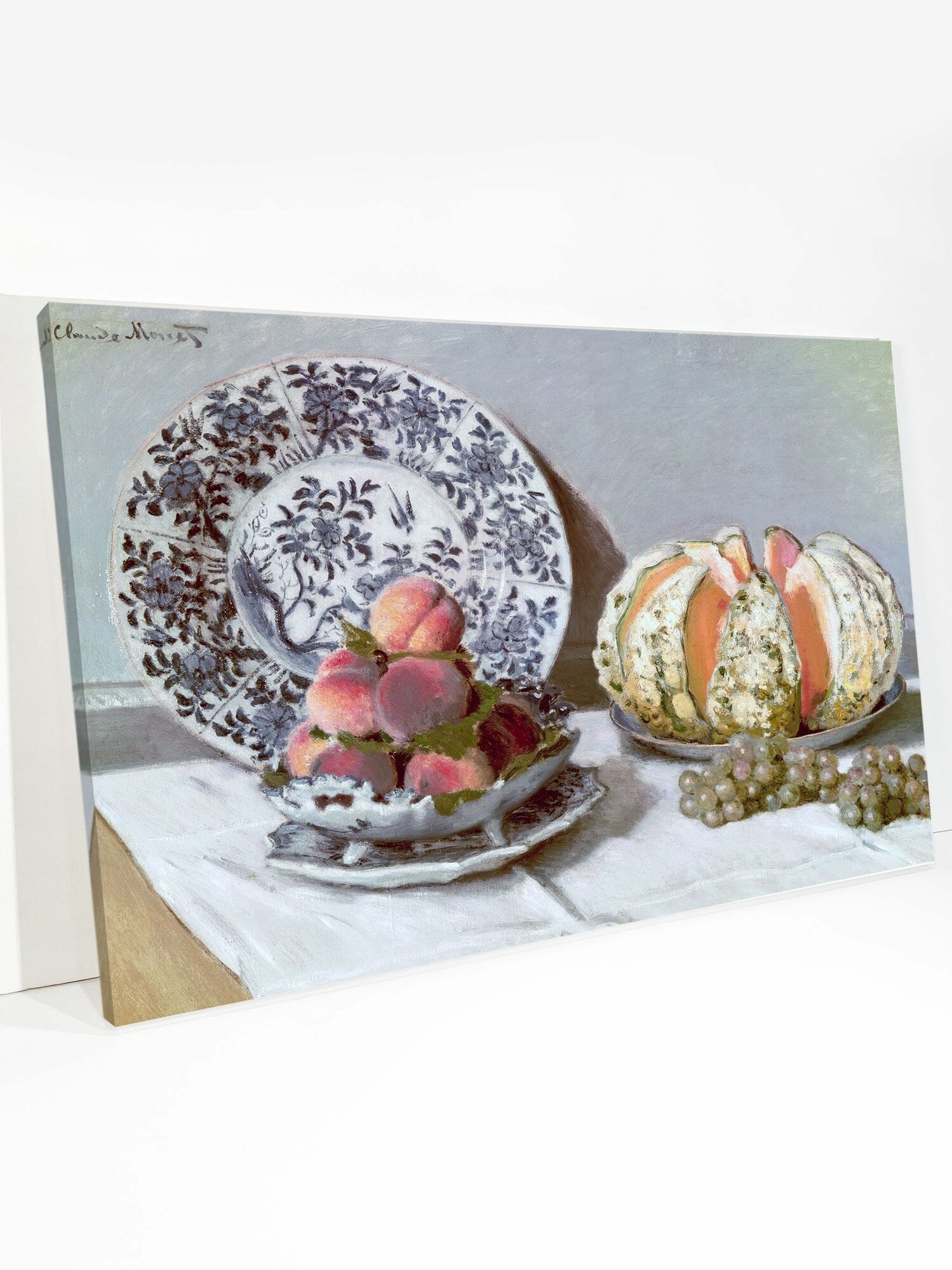 Картина Клод Моне Натюрморт с дыней на холсте 50х70см