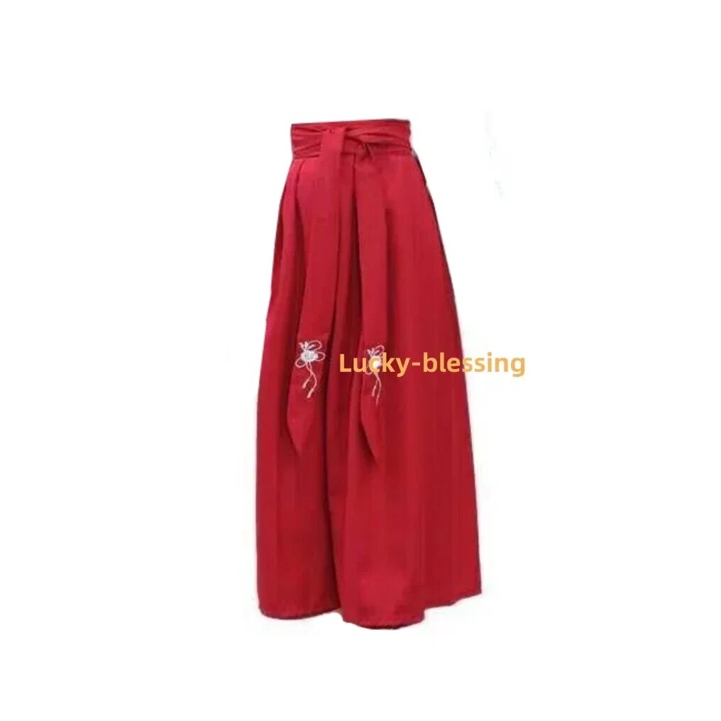 Женское платье-кимоно с цветочным принтом Красный, XXL, Long Skirt