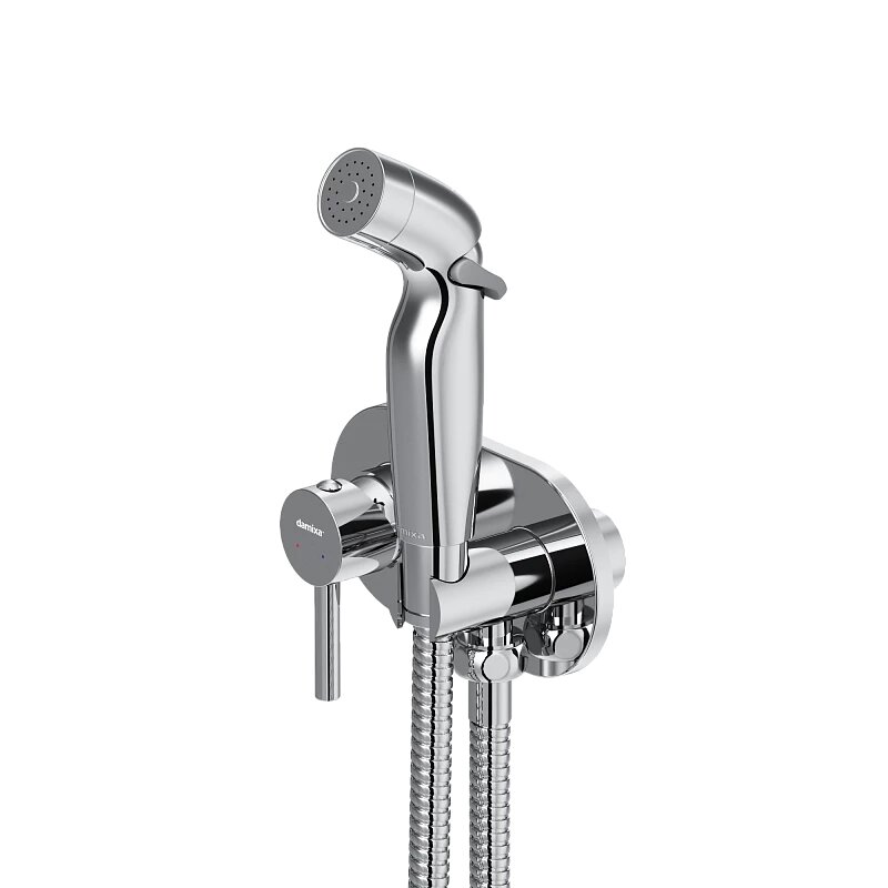 Гигиенический душ Damixa Option 212000000 со смесителем, хром