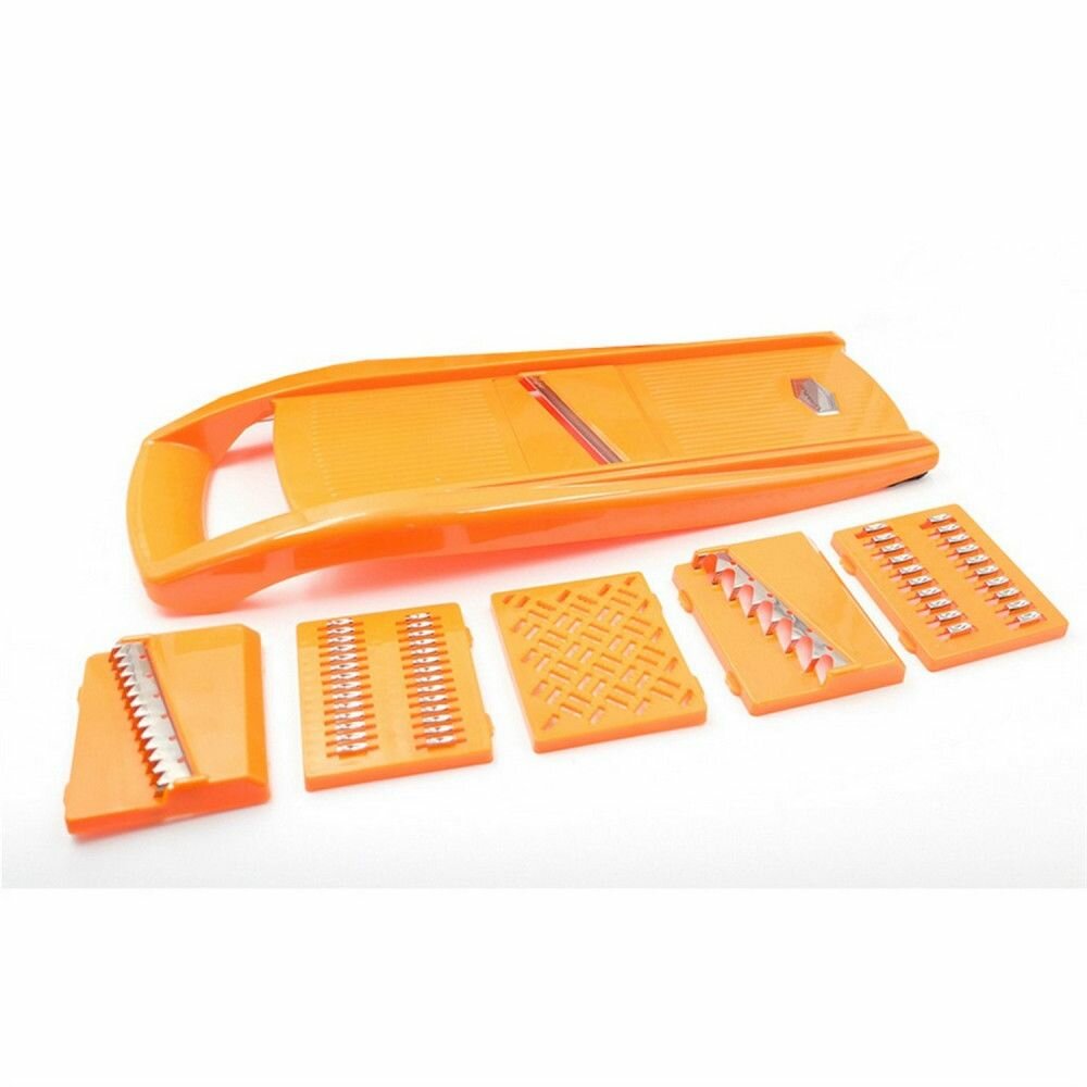 Многофункциональная овощерезка оранжевая 6 в 1