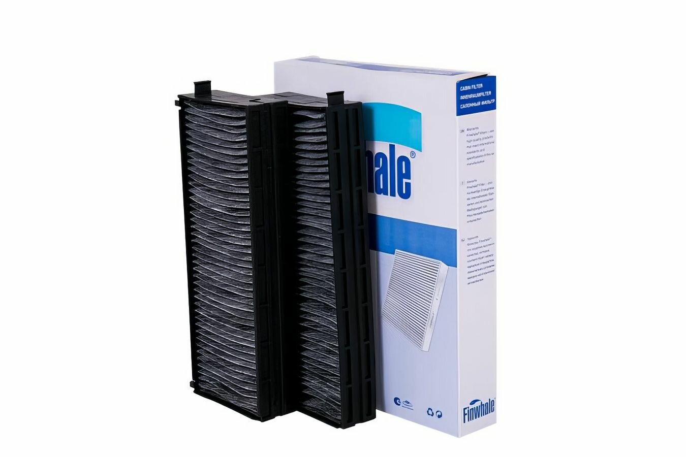 Фильтр салона угольный двойной 2 штуки, для Hyundai Хендай Santa Fe Санта Фе (03-06), Sonata Соната EF (RUS), KIA КИА Magentis Маджентис (00-05)