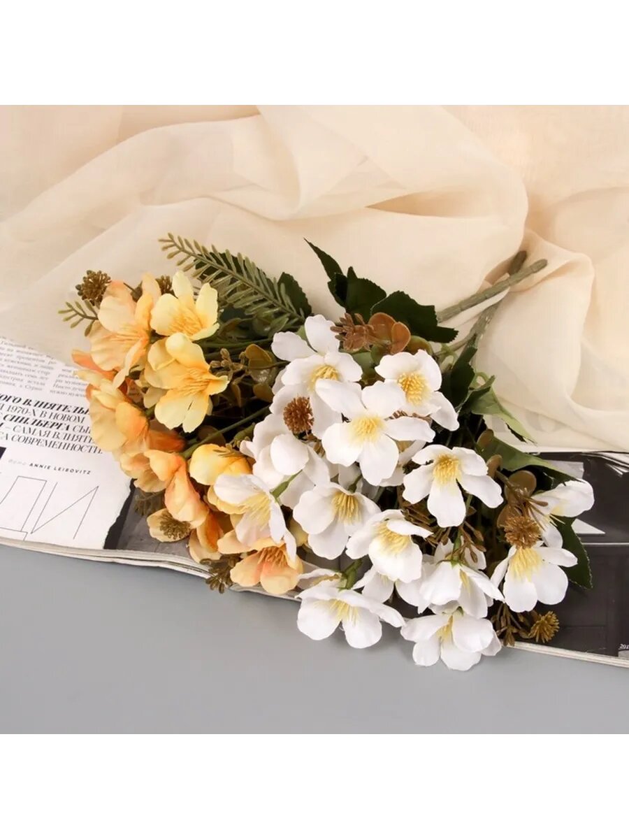 Элегантный букет из искусственного жасмина, 27 см