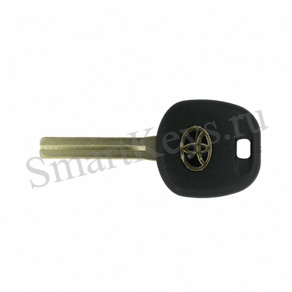 Ключ с транспондером Toyota 4D-68 (чип ключ texas 4D-68) внутренняя нарезка