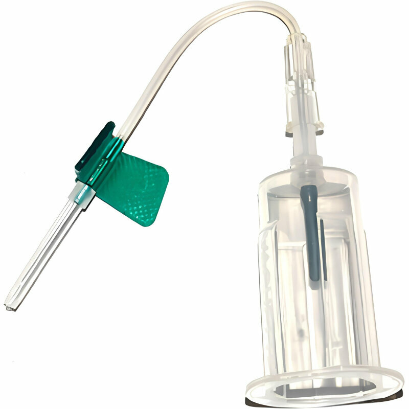 Игла-бабочка 21G 19см зел. с луер-адап/держ. VACUETTE Saf 450085V1 35шт/уп, 2038908