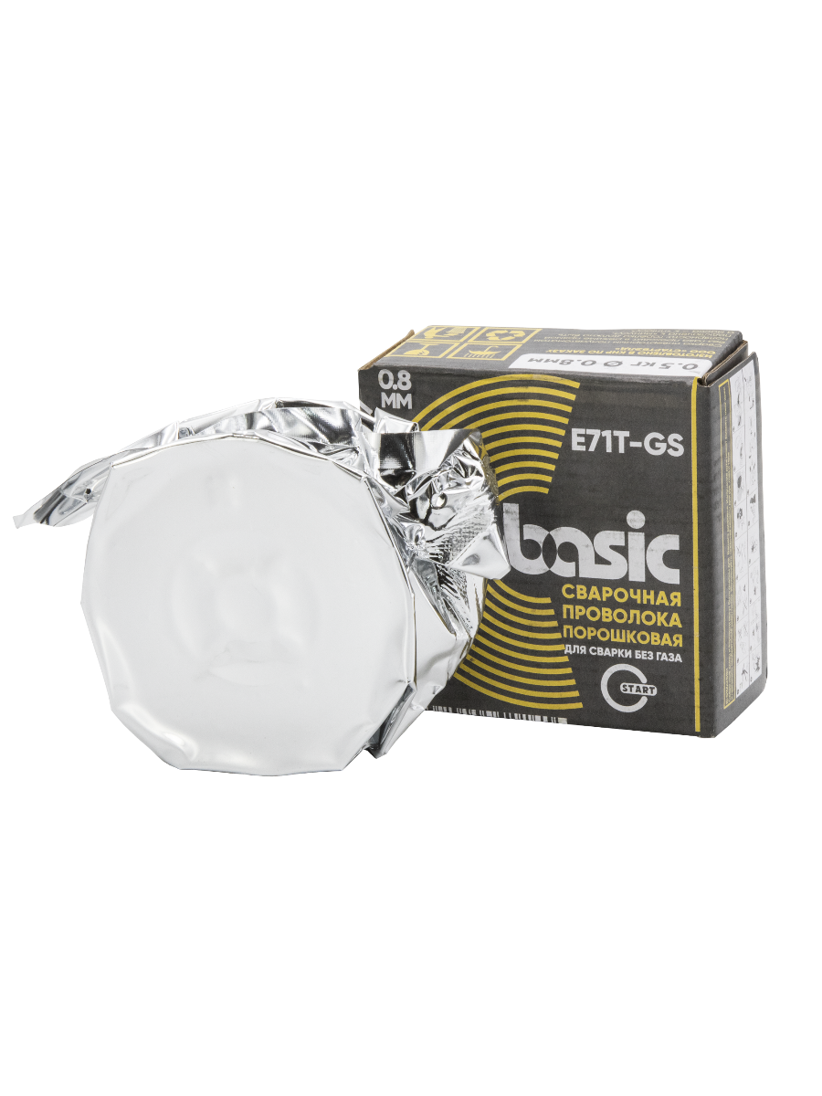 Проволока сварочная порошковая Basic E71T-GS д.1,0 (1кг) START STB7110