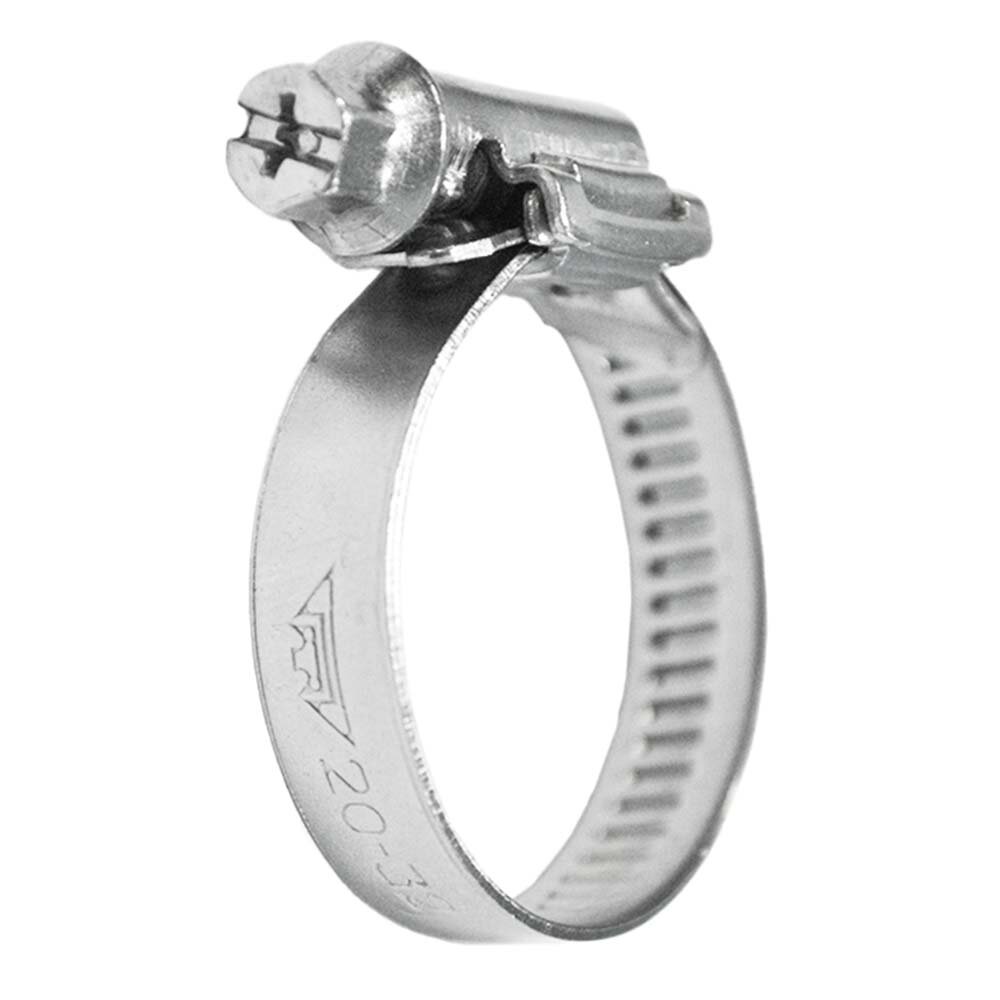 Хомут червячный под отвертку Xom-20-32/9 для высокой герметичности соединения, Арт. 8050