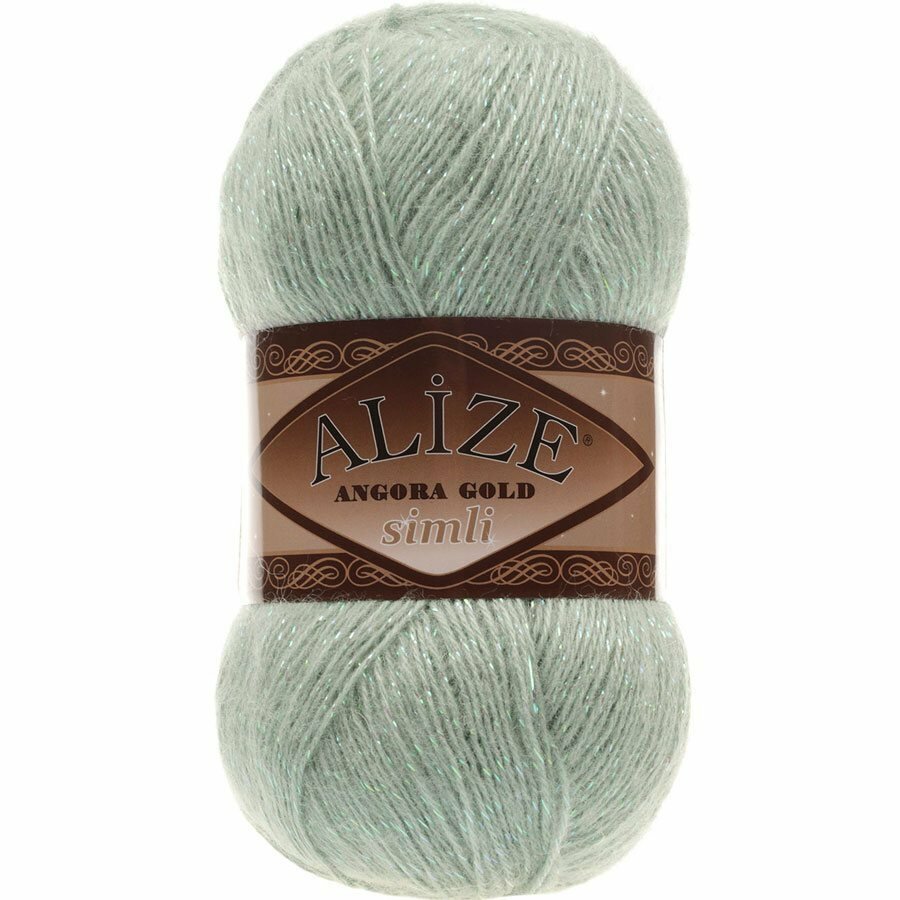 Пряжа Alize ANGORA GOLD SIMLI 515 полынь (5 мотков)