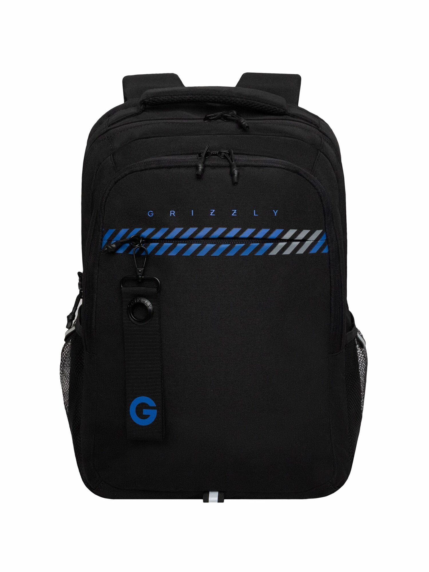 Рюкзак молодежный GRIZZLY с карманом для ноутбука 15", анатомической спинкой, для мальчика, мужской, RU-532-1/1