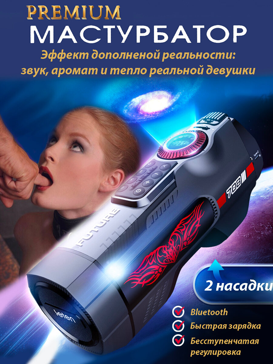 Мастурбатор для мужчины Leten Thunderstorm 708 III со сменными насадками