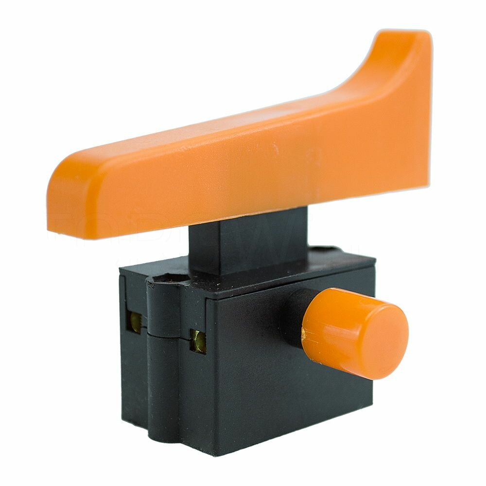 Выключатель клавиша-гусь длинный с толстым фиксатором для УШМ KG0178 (Д)