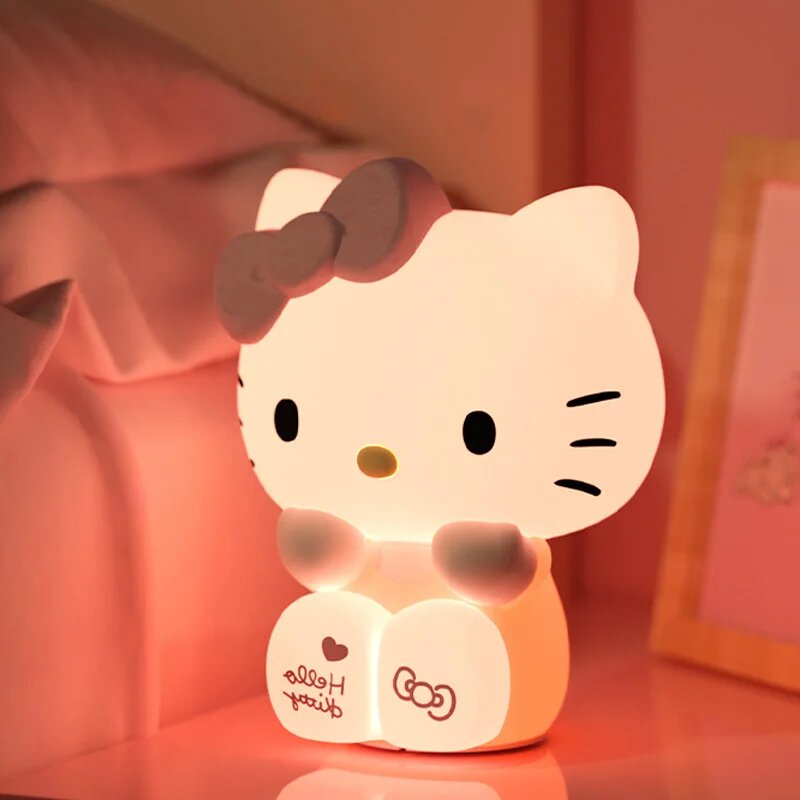 Sanrio Hello Kitty ночник виниловая фигурка, Hello Kitty, 131x120x182mm
