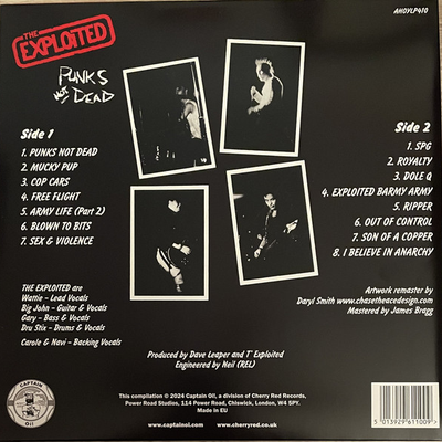 The Exploited - Punks Not Dead, 1LP Gatefold, SPLATTER LP — фото 1