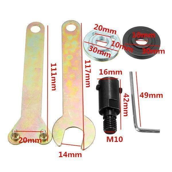 Drillpro 5 мм хвостовик M10 оправка режущий инструмент аксессуары для угловой шлифовальной машины адаптер сверла