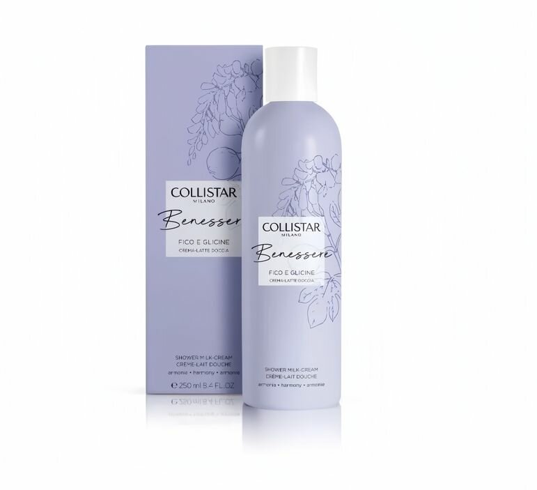 Collistar - Benessere Fico E Glicine Shower Milk Cream Кремообразное молочко для душа, 250 мл