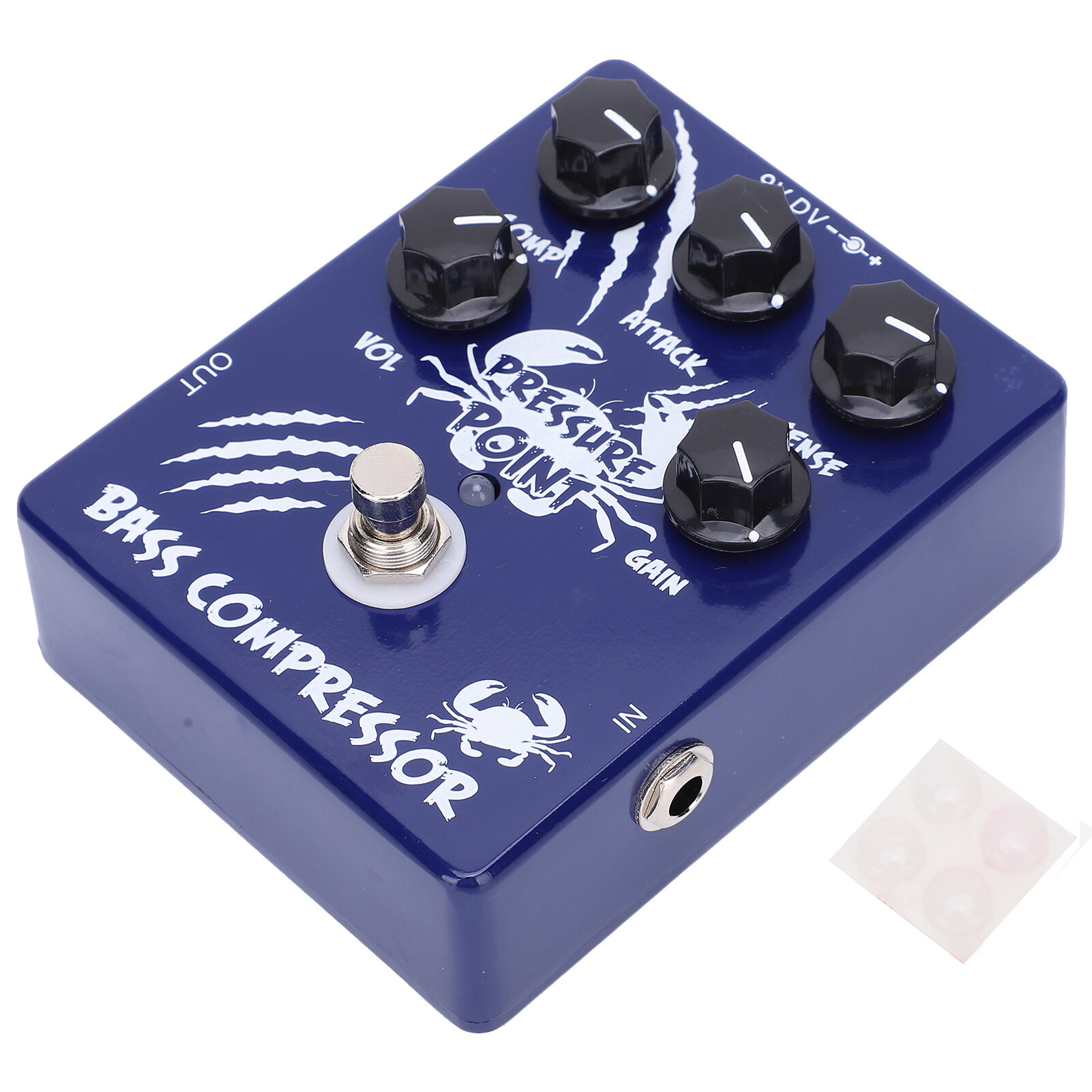 Педаль басового компрессора, эффект точки давления, истинный байпас, корпус из алюминиевого сплава, CP45