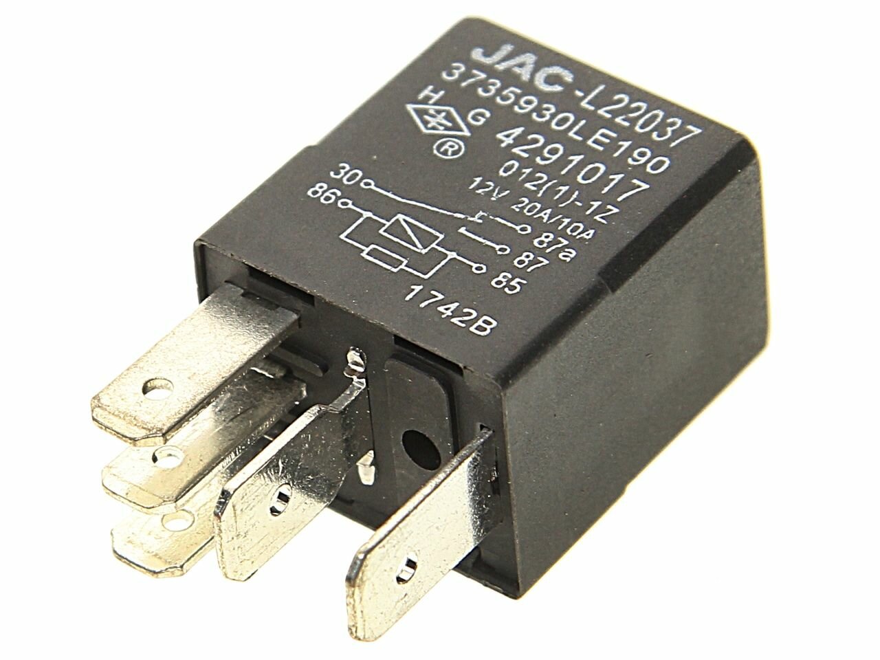 Реле 5 контактов для Джак N56 (Е4, Е5) арт 3735930LE190 JAC