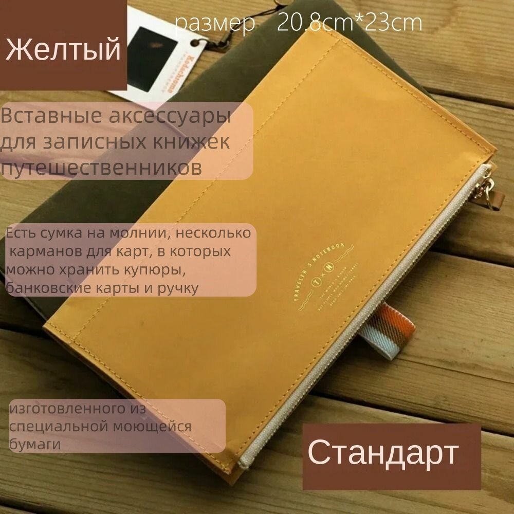 Вставные аксессуары для записных книжек путешественников