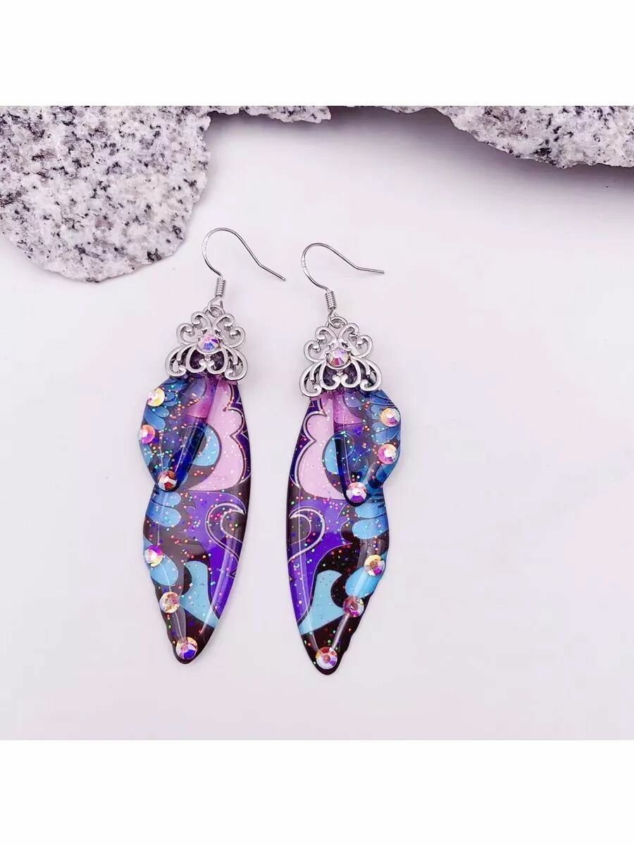 Серьги, искусственный камень