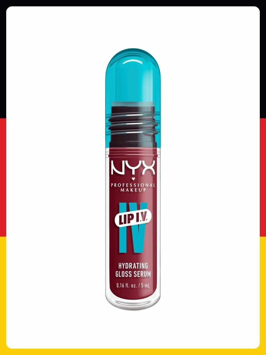 Блеск для губ NYX Professional Makeup Lip I.V. Hydrating Gloss Serum Bubblegum Burst, 5 мл