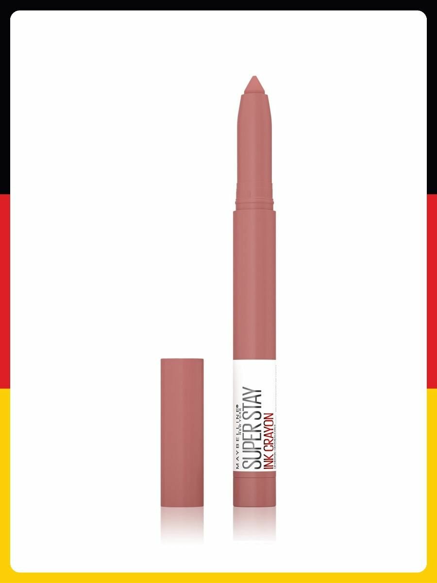 Губная помада Maybelline New York Super Stay Ink Crayon 105 On The Grind, 1.5 г