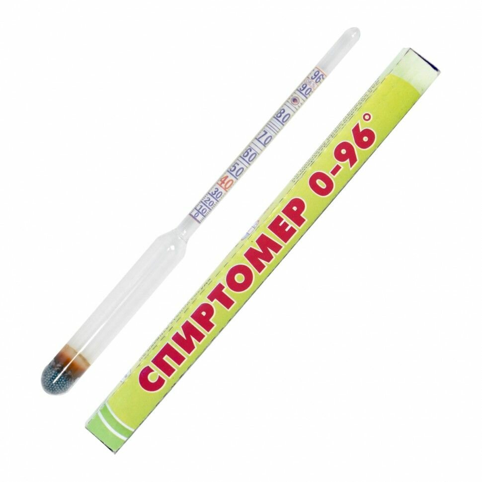 Ареометр спиртомер бытовой 0-96%