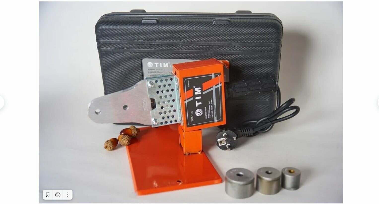 Паяльник для ППР труб и фитингов,(20-32), (600 вт), TIM WM-10D