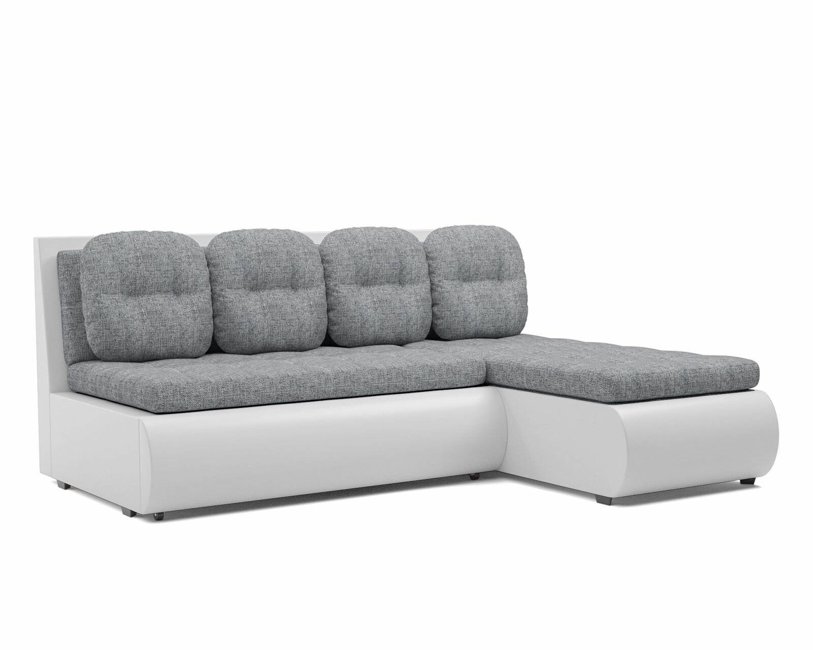 Диван Mebel-ars Кормак угловой Рогожка Серая Размеры: Высота 910мм Глубина 1680мм Ширина 2110мм