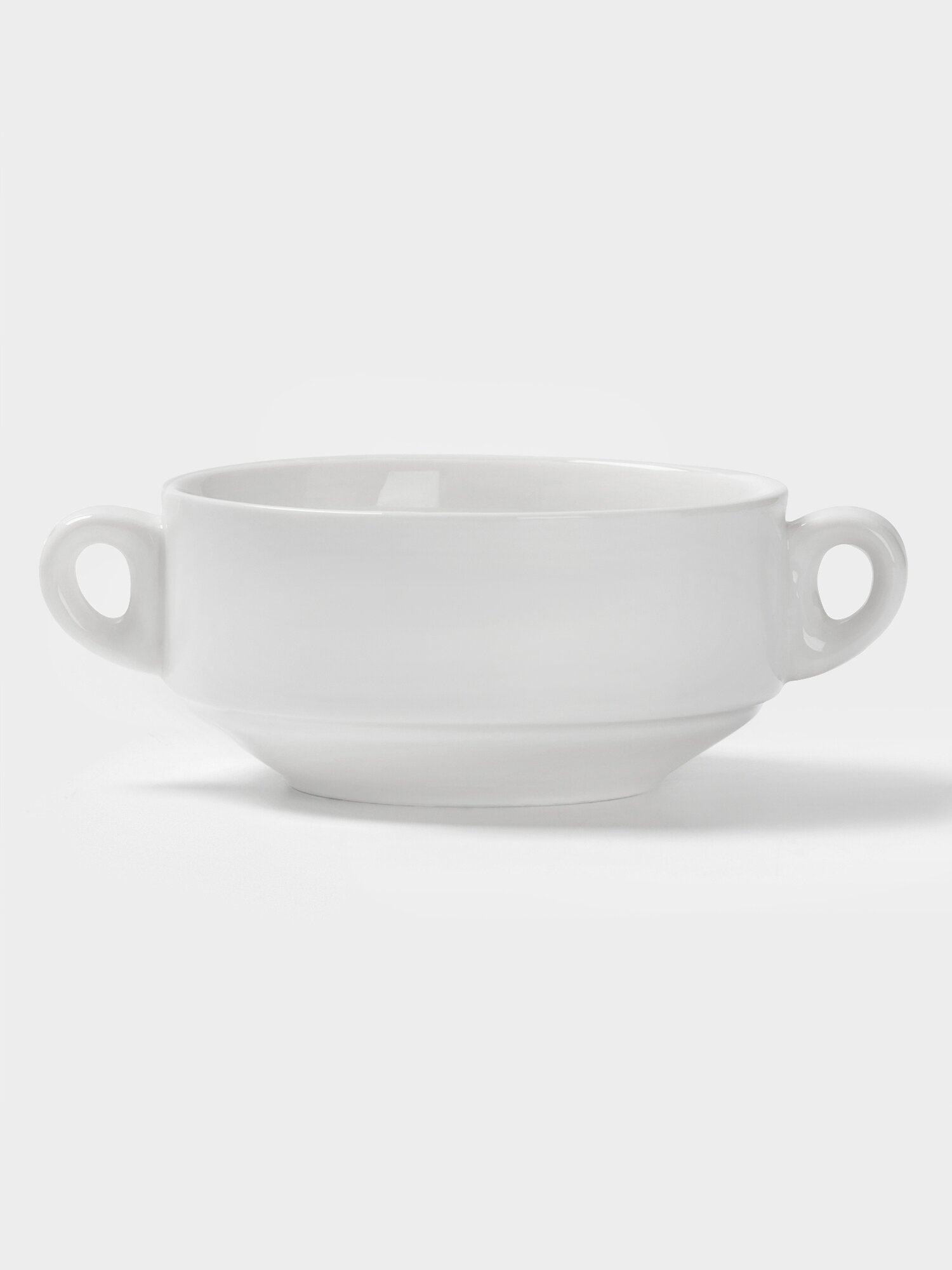 Бульонница Hanna Knövell, 350 мл, с ручками, фарфор, цвет белый