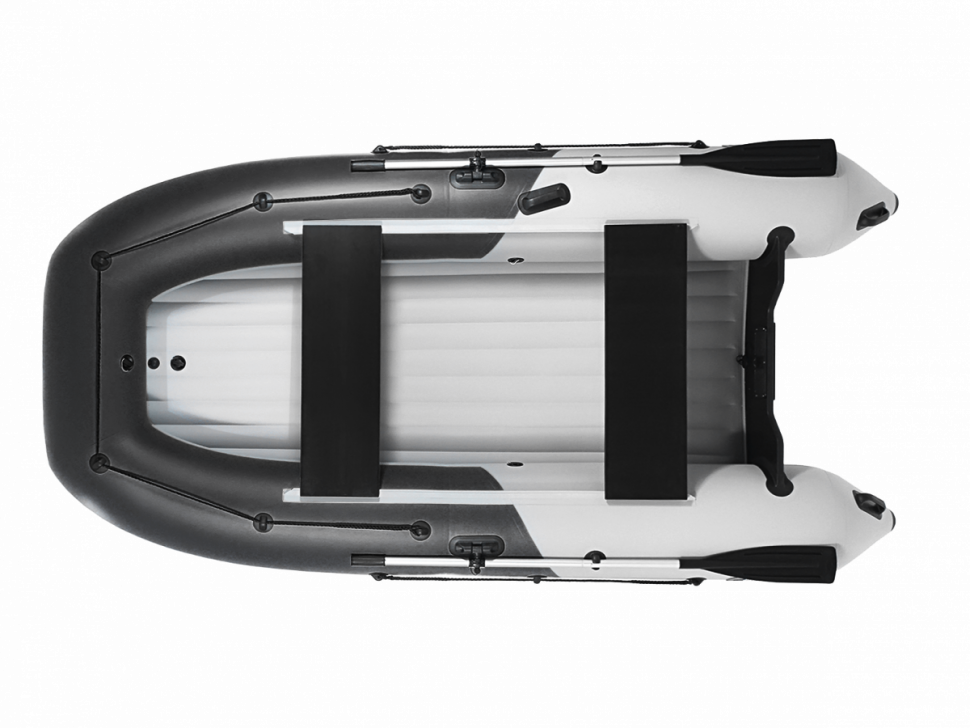 Надувная лодка НДНД Grouper 335W (серо-графитовый)