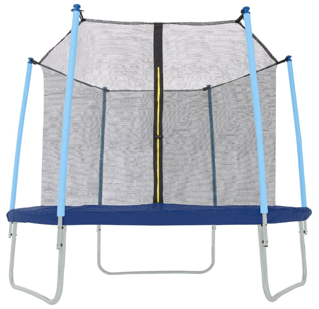 Каркасный батут Green Glade B7102, 10-футовый, без верхнего кольца (fiber rod) 305х305х246 см, синий