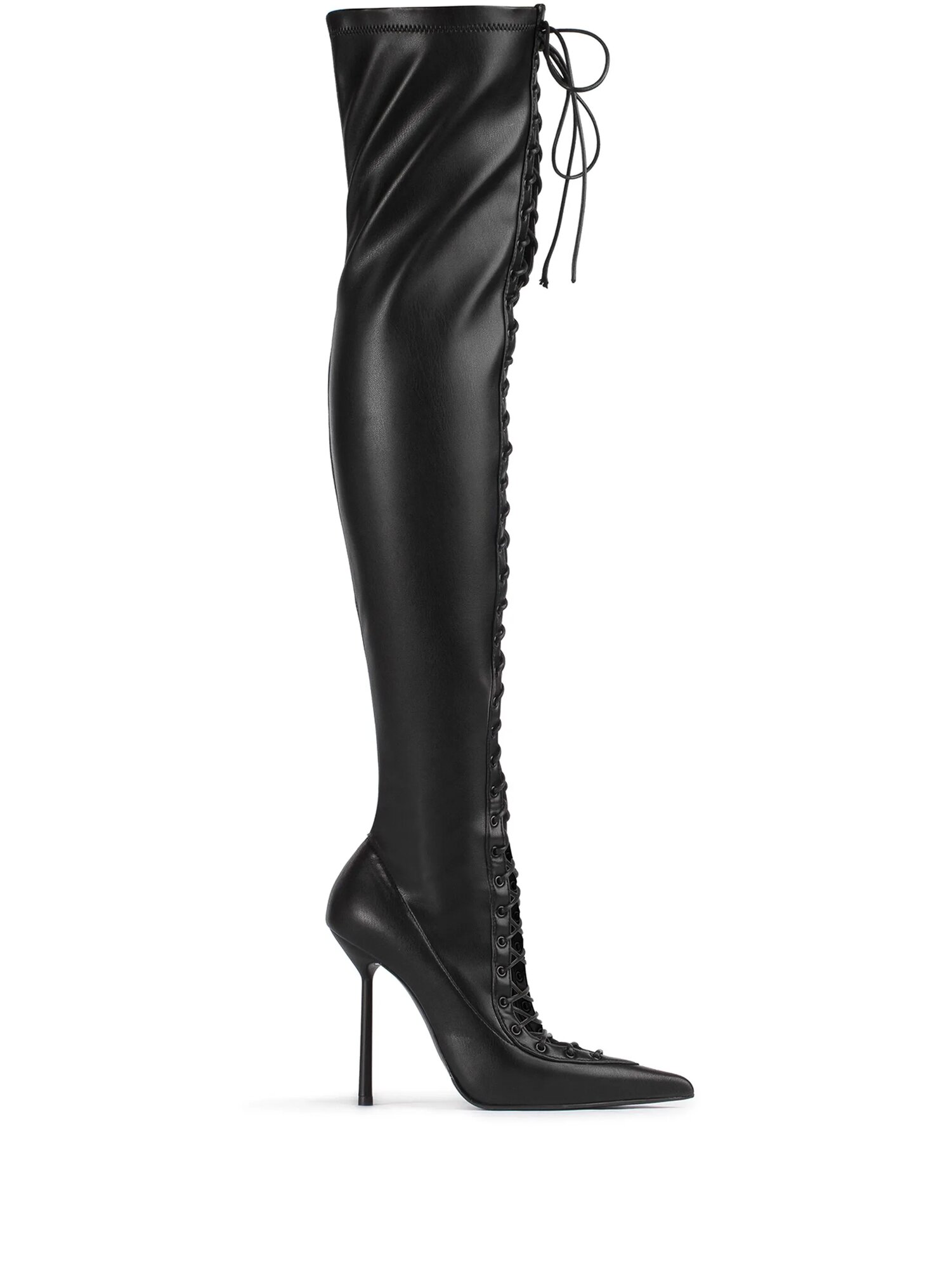 Ботинки COLETTE THIGH-HIGH BOOT 120 mm - Leather Effect Vegan Material