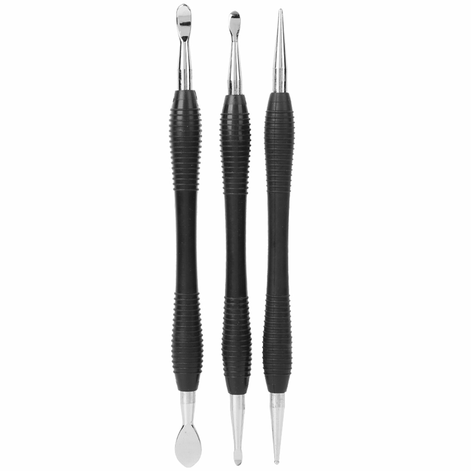 3PCs Carving Printing Tool Leather Craft Spoon Stylus Tool Set Kit Stationary Craft Collection