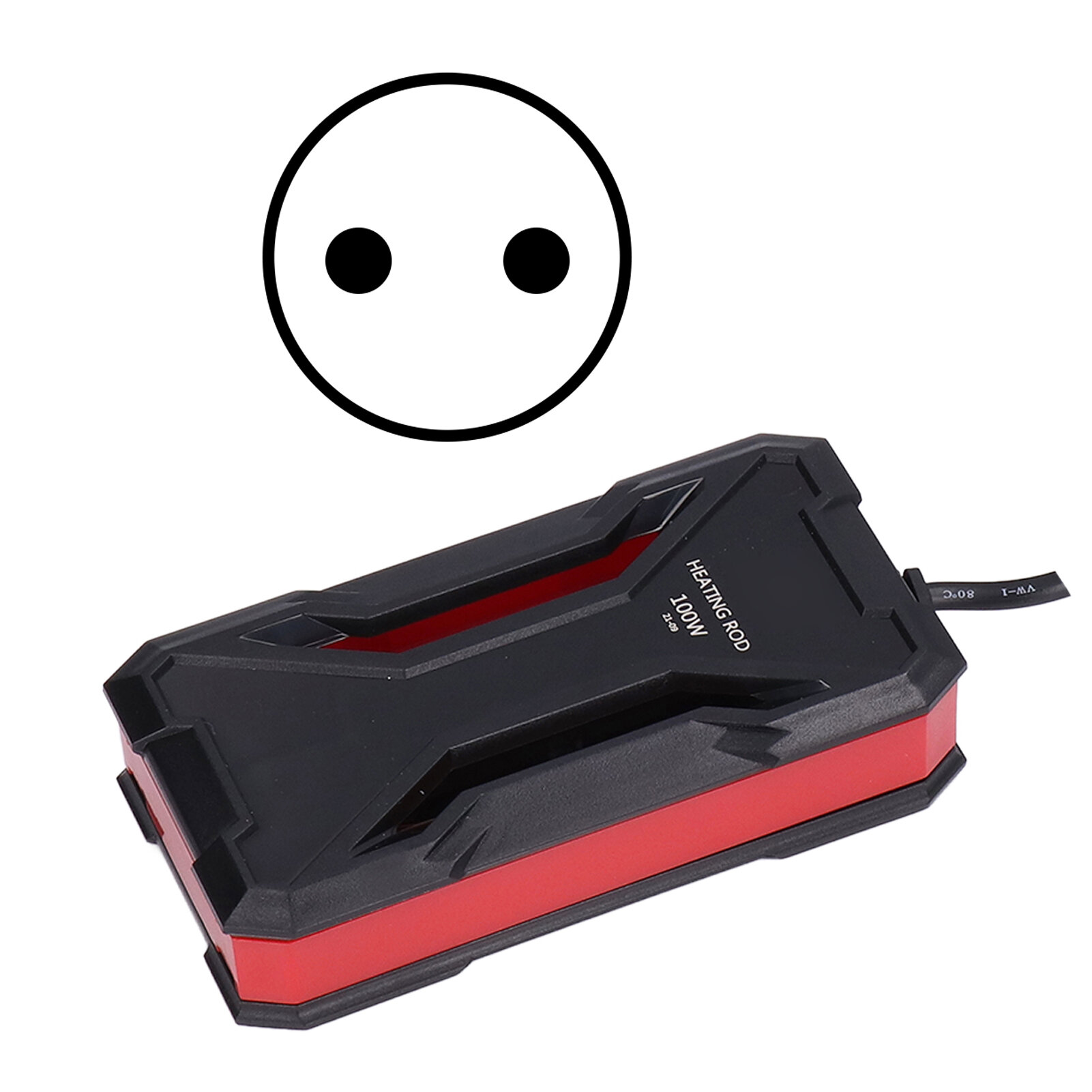 ZY‑399 Аквариумный нагреватель Погружной нагревательный стержень Контроллер постоянной температуры для аквариума с вилкой европейского стандарта 220 В 100 Вт