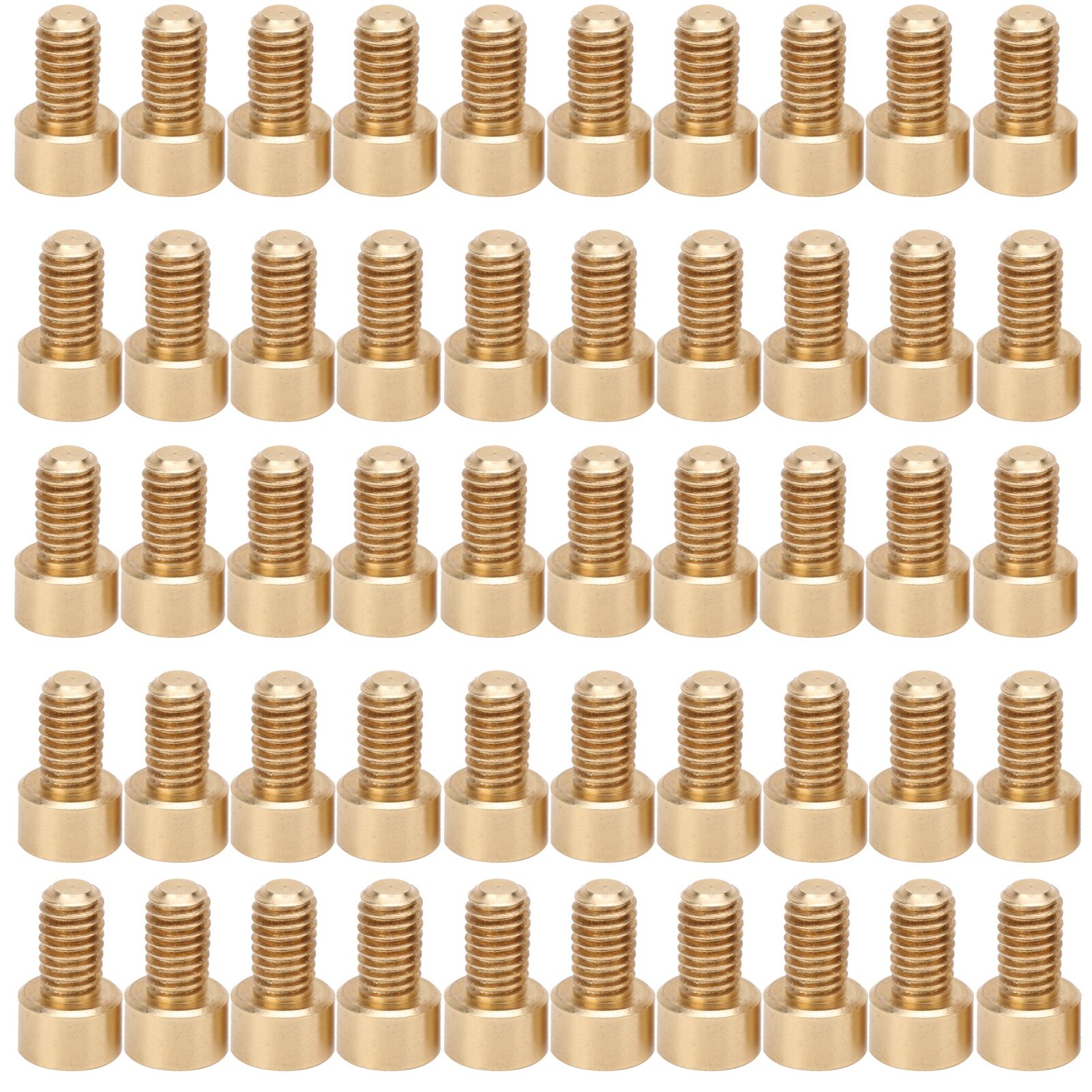 50 шт. Винт с шестигранной головкой и шестигранным отверстием, медные крепежные инструменты M6M6x10 мм, высокая надежность