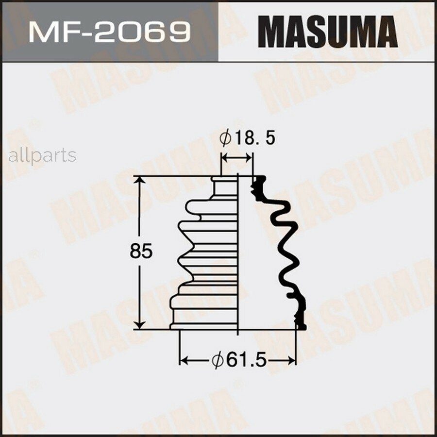 MASUMA MF-2069 Пыльник шруса HONDA ACTY MASUMA MF-2069