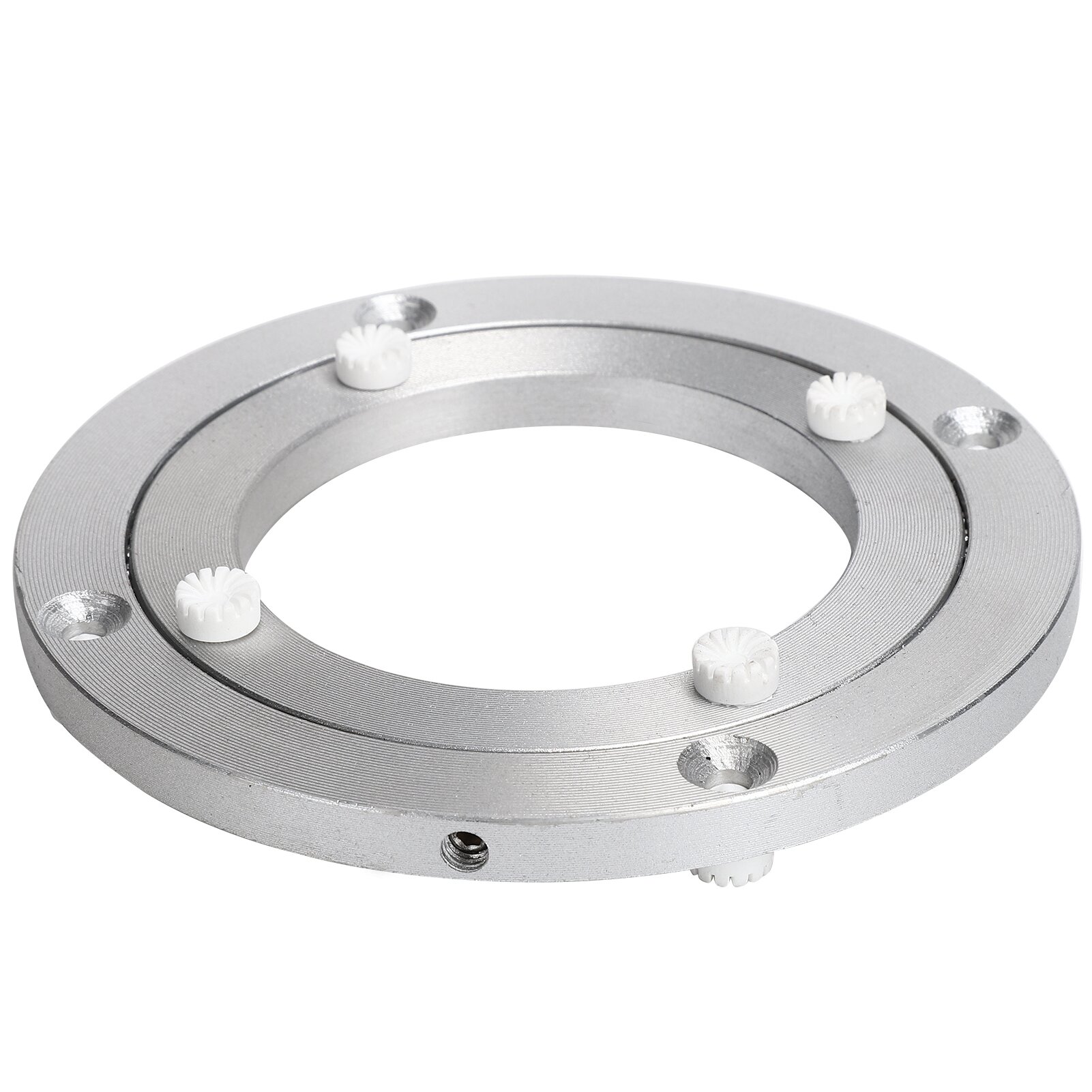 Silent Turntable Улучшено немого алюминиевого сплава, вращающегося аппаратного поворотного стойкого стола и нельзя, для столовой (5 дюймов)