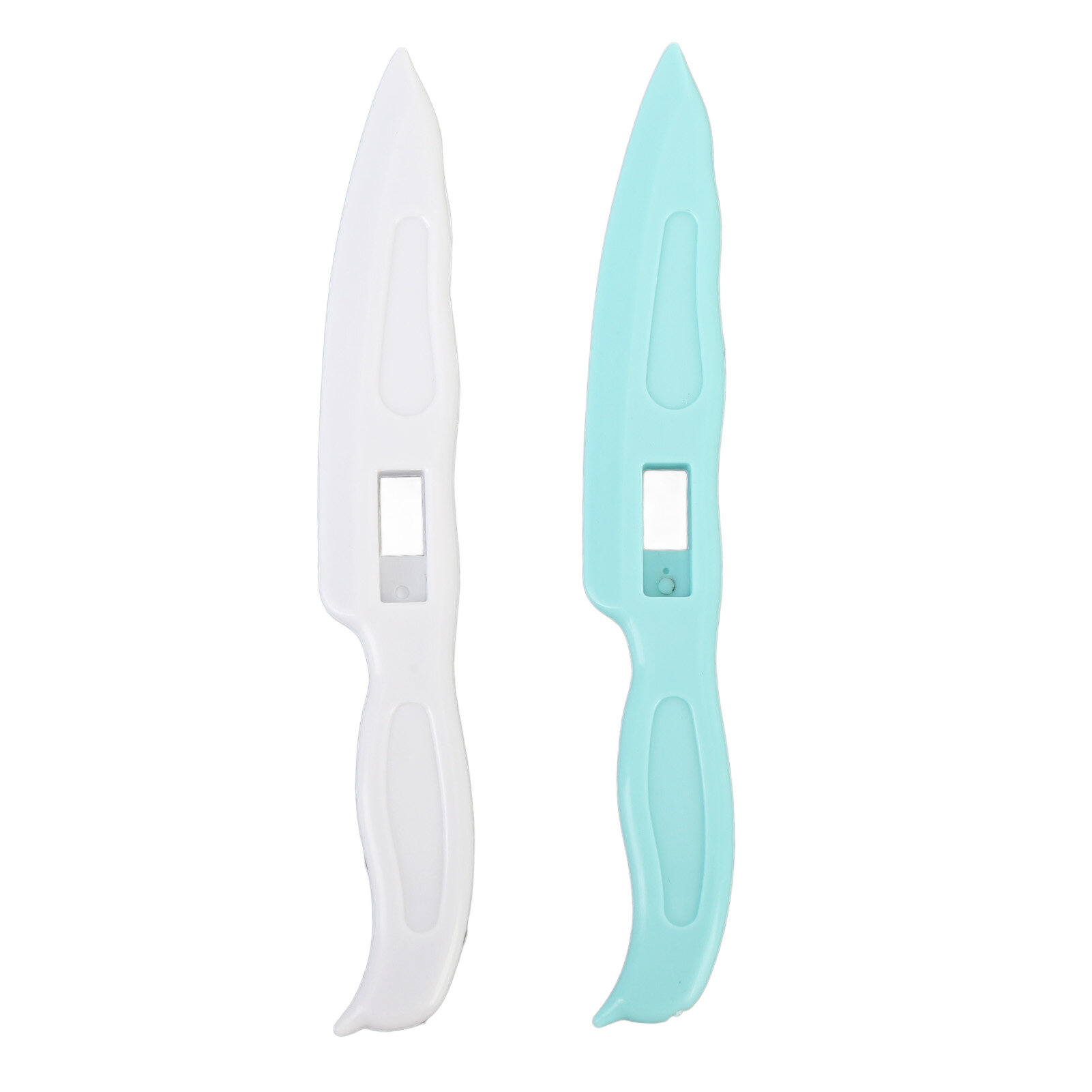 Бумажный Биговщик: 2 Штуки, ABS-Пластик, Точные Сгибы Для Проектов - Инструмент Для Скрапбукинга Портативный Для Творчества На Ходу - Ручной Биговщик Для Бумаги И Картона