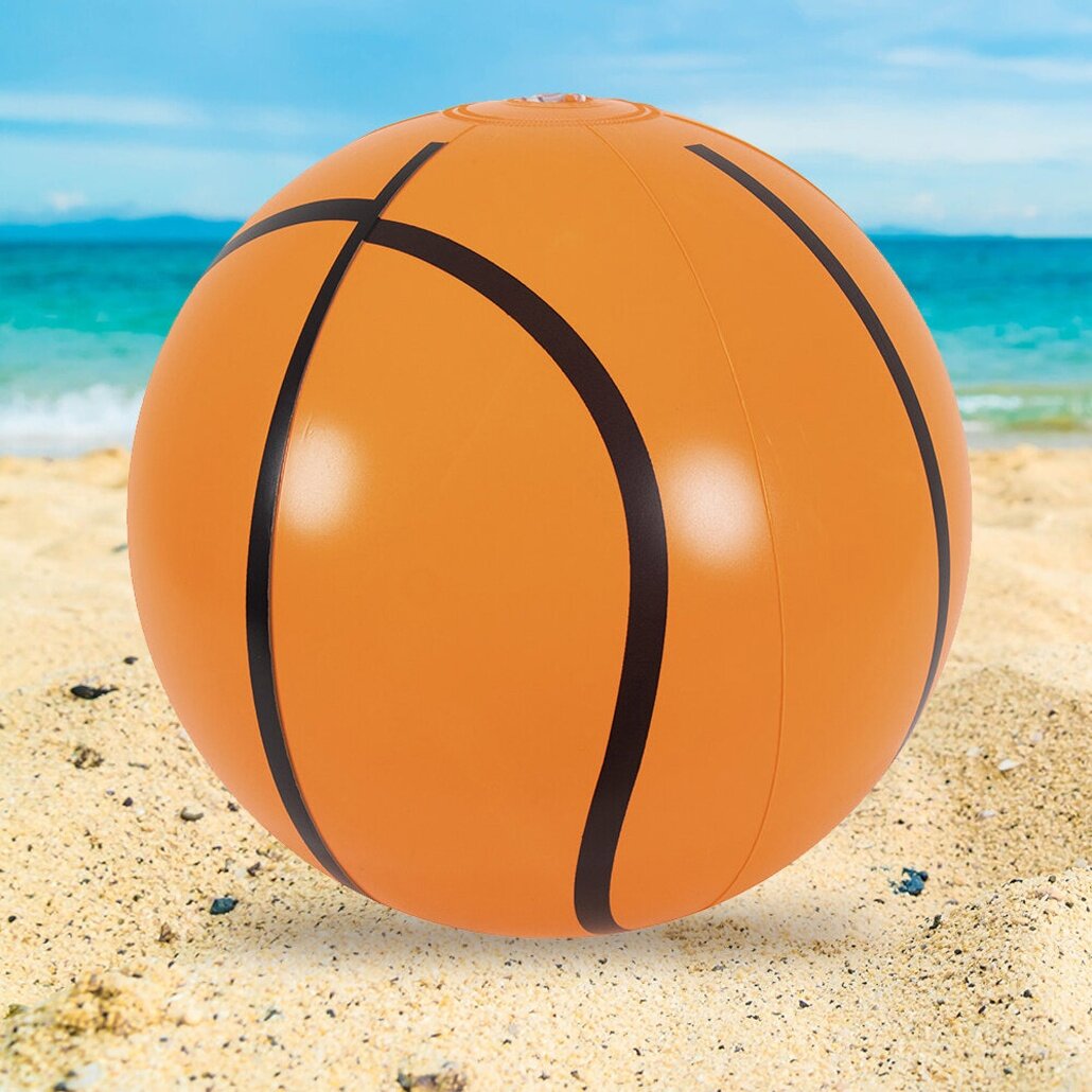 Мяч пляжный надувной "Летний сезон", 40 см, ПВХ, яркий дизайн, для отдыха у воды, цвет в ассортименте