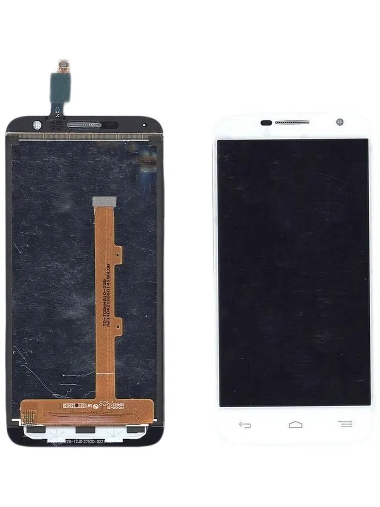 Дисплей для смартфона Alcatel Idol 2 Mini 6016D с тачскрином, белый