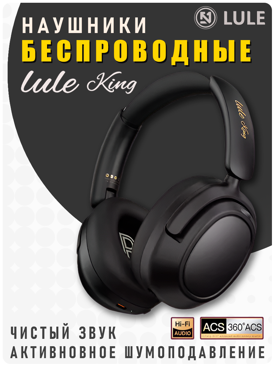 Беспроводные наушники LICIFANG LULE KING с шумоподавлением, черные