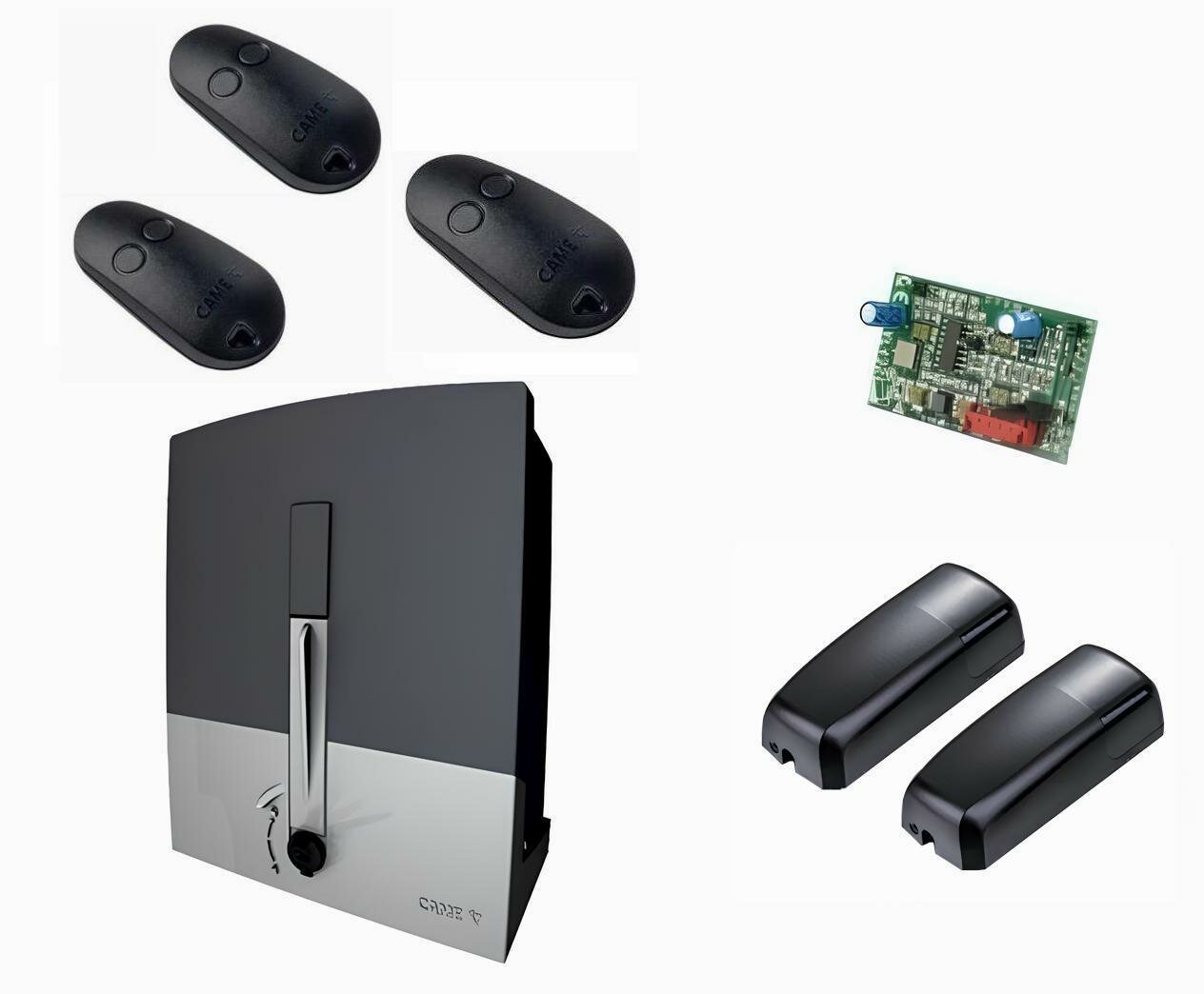 Автоматика для откатных ворот BXL04AGS KIT-FK-Т3, комплект: привод, радиоприемник, 3 пульта, фотоэлементы