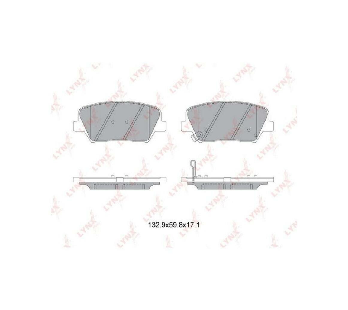Колодки тормозные для автомобилей LYNXauto BD3630 (запчасти и комплектующие)