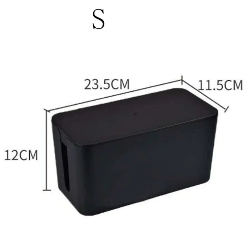 Черный ящик для кабелей 23.5x11.5x12 см (S)