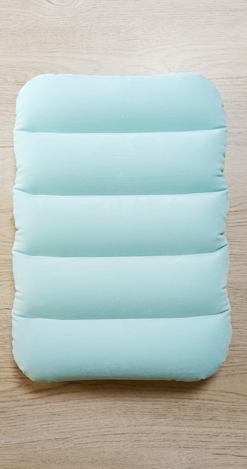 Надувная подушка Intex, велюр (нежно-голубой) для сна, для плавания, бассейн, пляж, море ZY