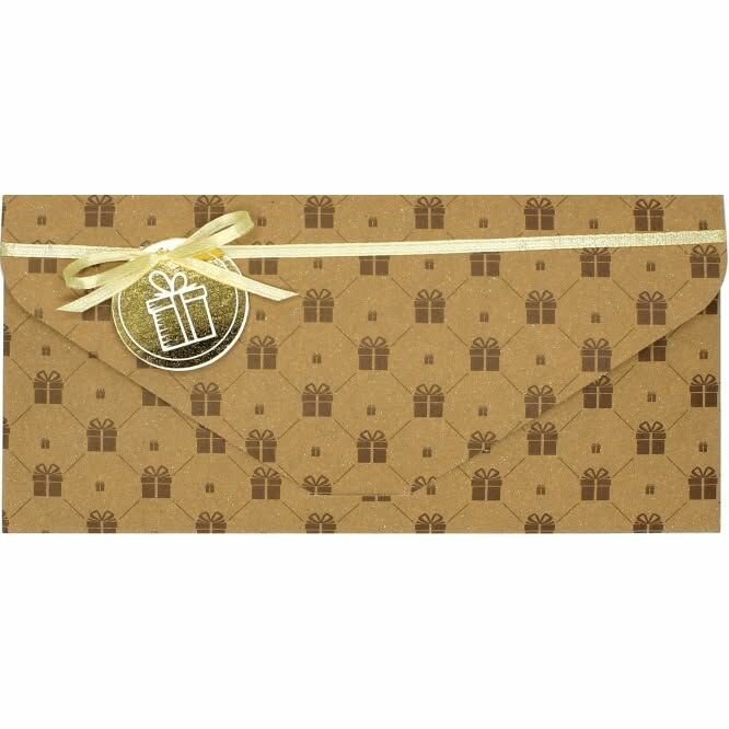 Подарочный конверт Дон Баллон для денег 3D, Подарок, Крафт металлик, картон