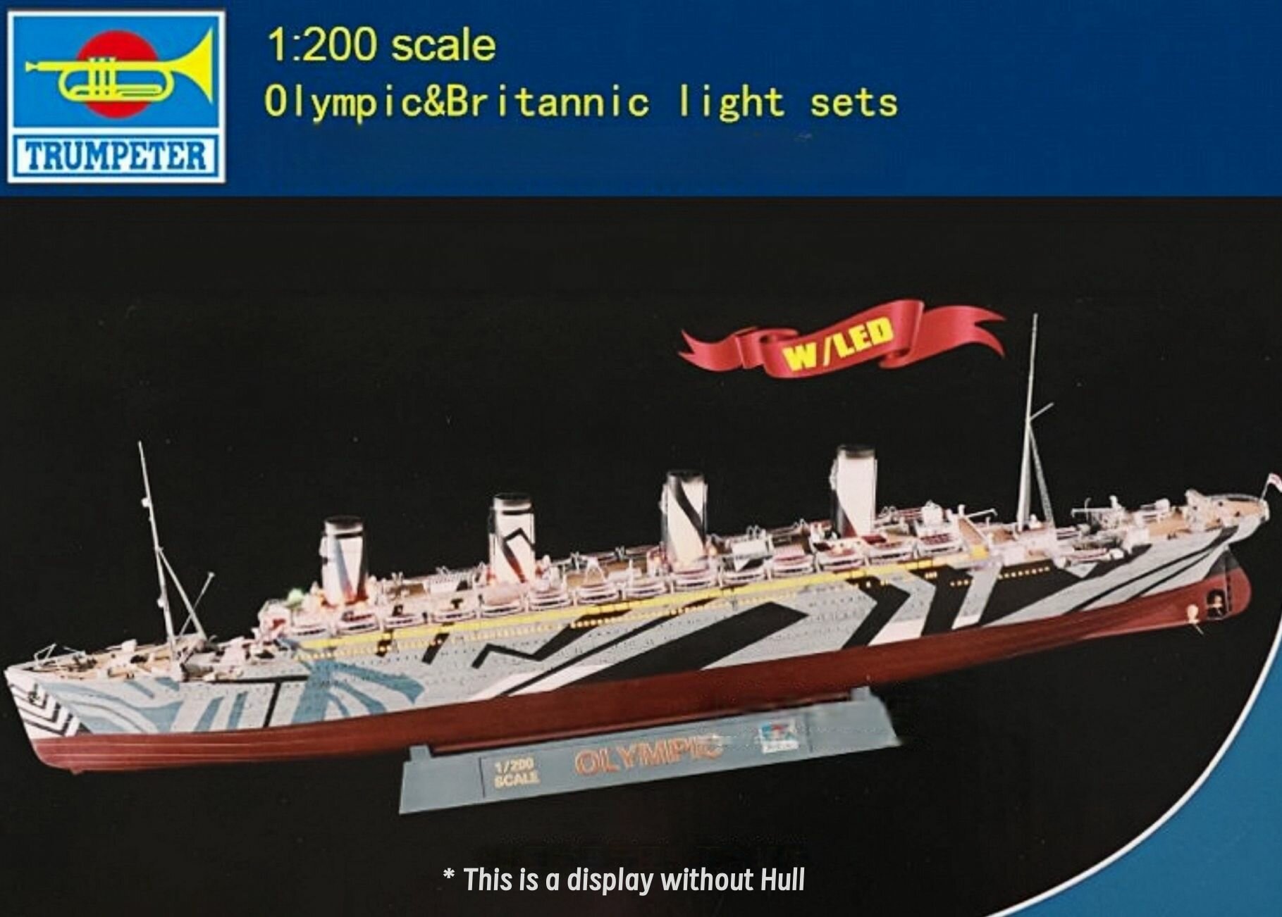 Trumpeter 06655 1: 200 Модель корабля для Olympic & Britannic Light Group (без корпуса)