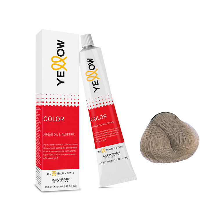 YELLOW PROFESSIONAL Ye Color Permanent Coloring Cream Краска Италия 100 мл